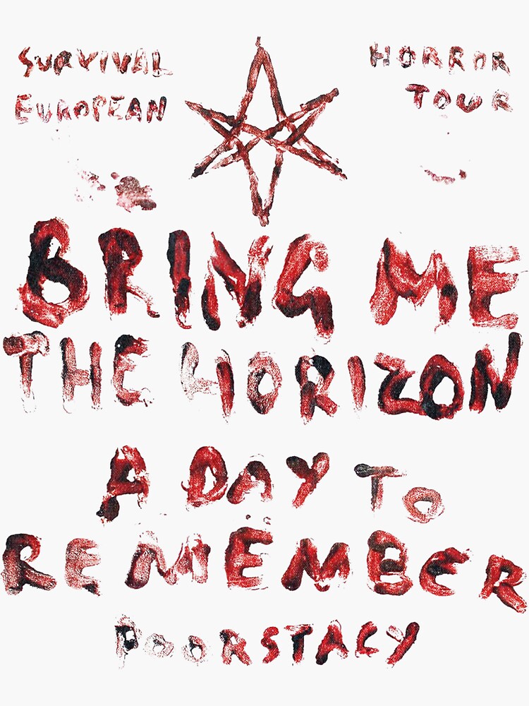 "remember horror" Sticker for Sale by ganteng456 | Redbubble