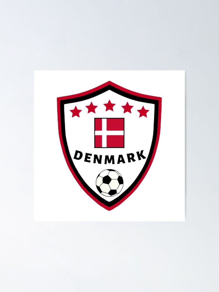 "Denmark Football Team" Poster for Sale by Footballunite | Redbubble