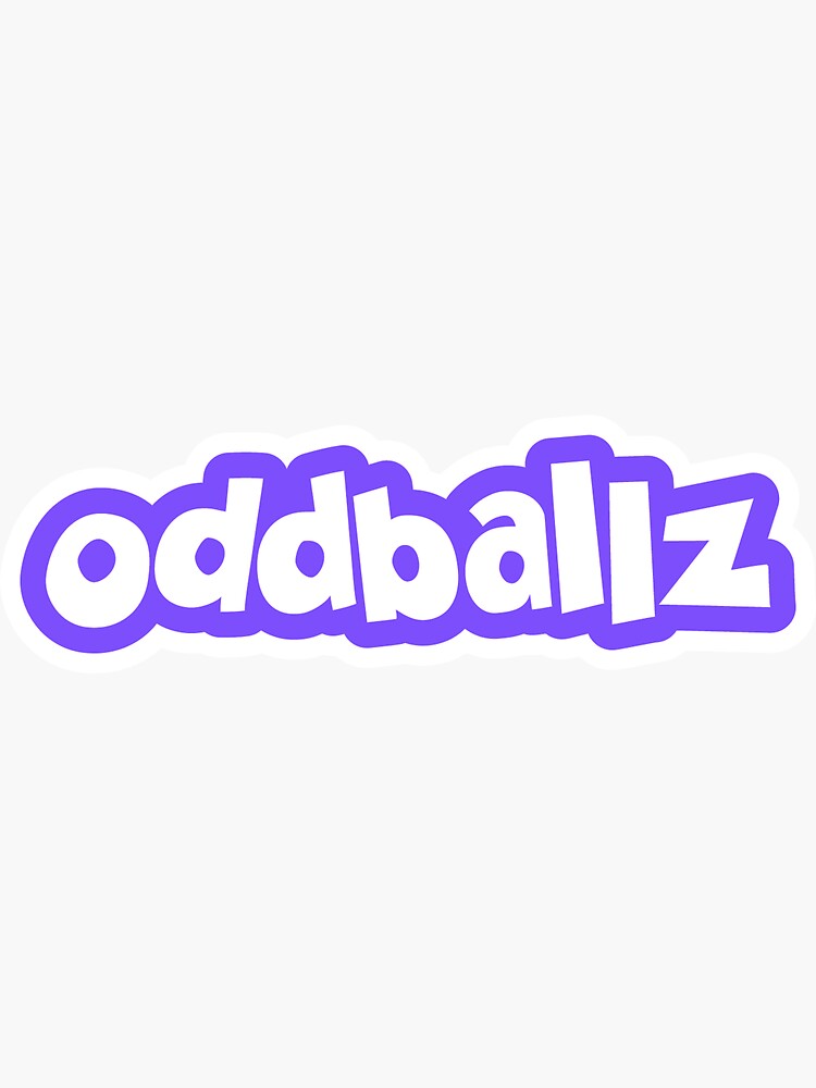 "Star oddballz horizontal logo" Sticker for Sale by cathxlia | Redbubble