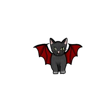 "BatKitty" Sticker for Sale by sammysanrio | Redbubble