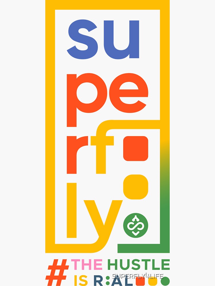 "Vertical logo Superfly with traffic light" Sticker for Sale by ...