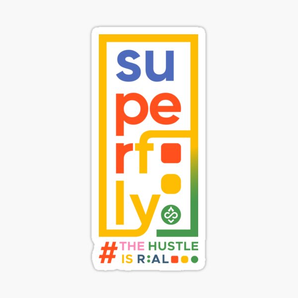 "Vertical logo Superfly with traffic light" Sticker for Sale by ...