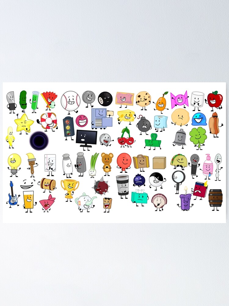 "inanimate insanity-all characters" Poster for Sale by LondownDesign ...