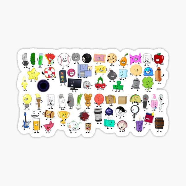 "inanimate insanity-all characters" Sticker for Sale by LondownDesign ...