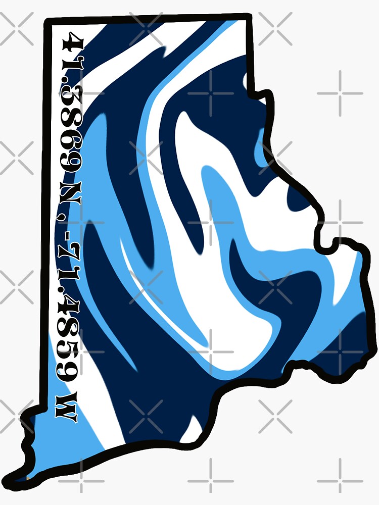 "State of URI" Sticker for Sale by bryantcustomz | Redbubble