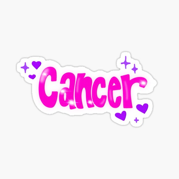 "Cancer Zodiac Sign Sticker " Sticker for Sale by emilygkelly | Redbubble