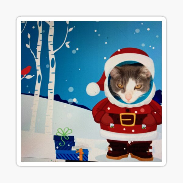 "Santa is coming to town" Sticker for Sale by teesmyway555 | Redbubble