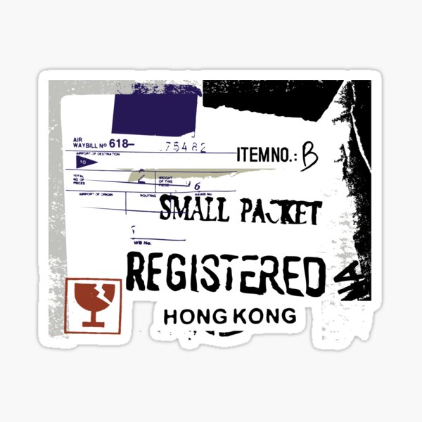 "Logistics Postage " Sticker for Sale by Gentle40Winks | Redbubble