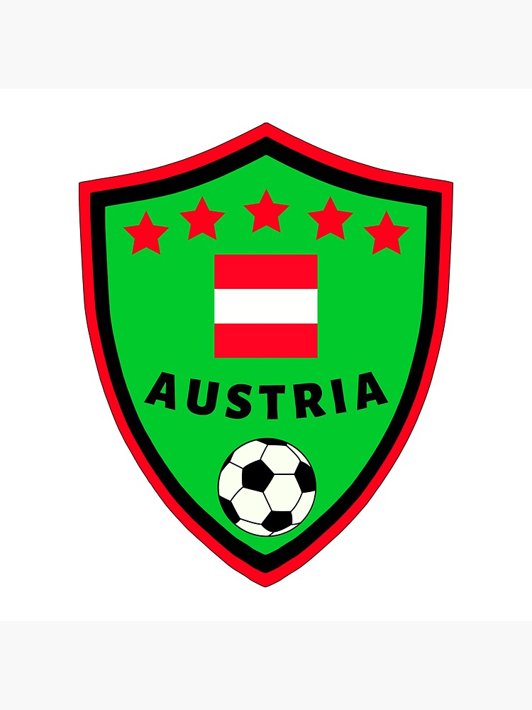 "Austria Football Team" Sticker for Sale by Footballunite | Redbubble