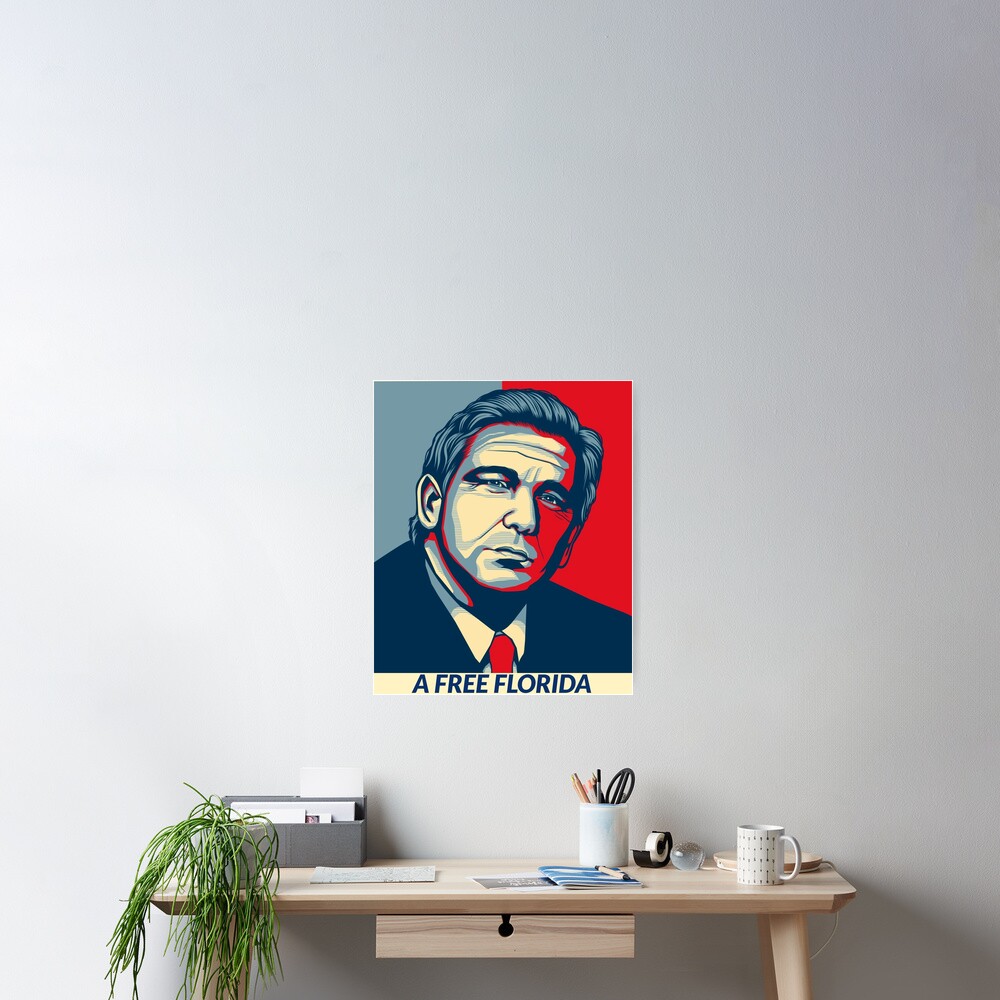 "Florida Governor Ron Desantis" Poster for Sale by JadaLo | Redbubble