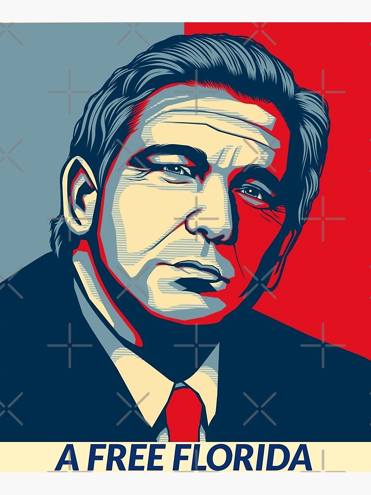 "Florida Governor Ron Desantis" Poster for Sale by JadaLo | Redbubble