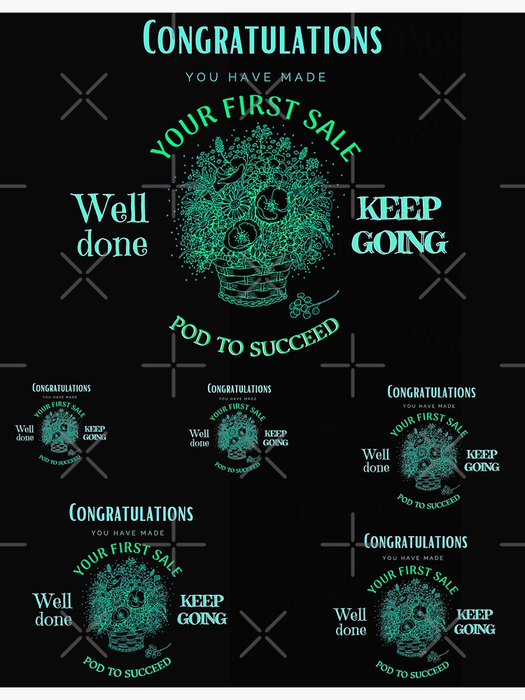 "Congratulations, to designers for their primary SALE" Sticker for Sale ...