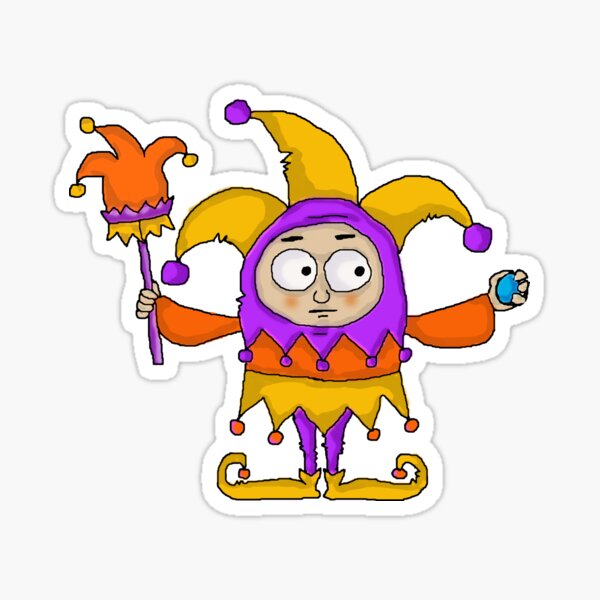 "Jester" Sticker for Sale by itbeginshere2 | Redbubble