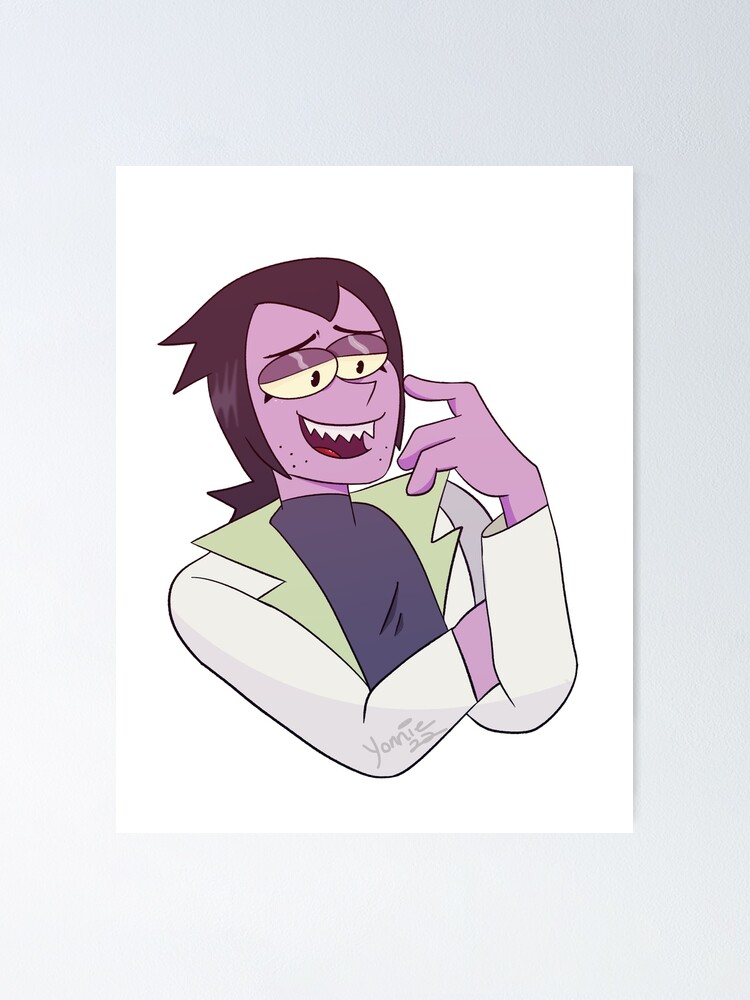 "Professor Venomous Laughing" Poster for Sale by Yonevea | Redbubble