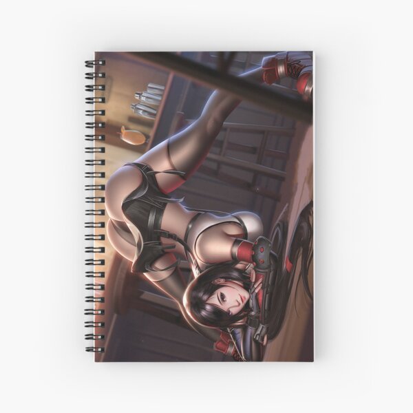"Final Fantasy 7 Remake Sexy Tifa Lockhart Ecchi Jack-o Challenge " Spiral Notebook for Sale by ...
