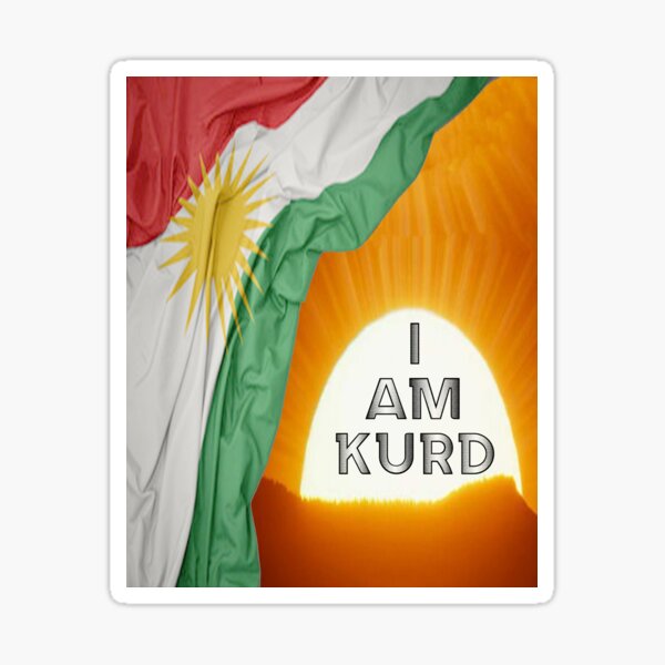 "Kurdistan Flag,I Am Kurd" Sticker for Sale by KurdishShops | Redbubble