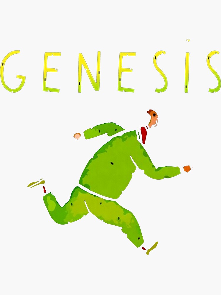 "original of genesis band" Sticker for Sale by GeorginaMaynard | Redbubble