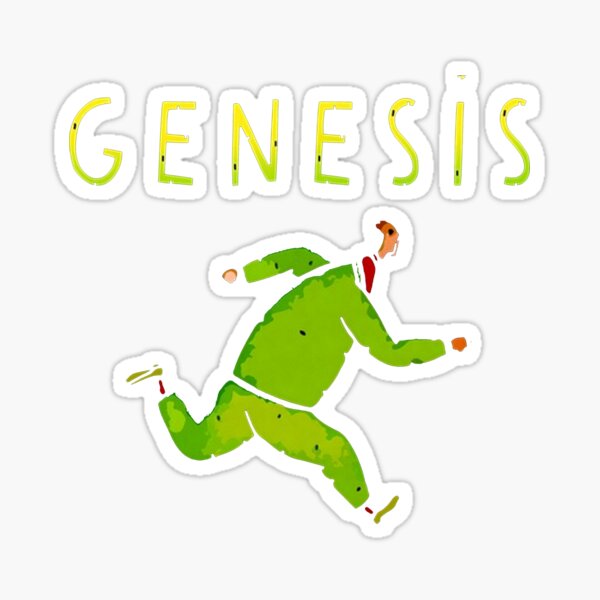 "original of genesis band" Sticker for Sale by GeorginaMaynard | Redbubble