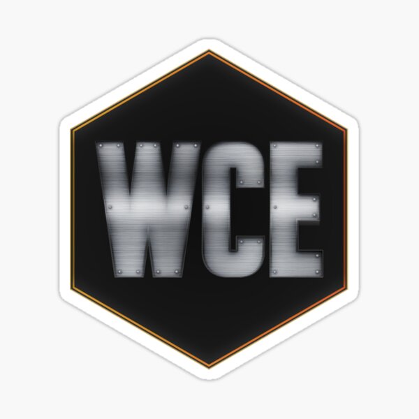 "WCE - The Logo" Sticker for Sale by WCE-Store | Redbubble