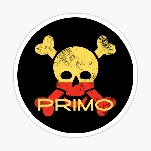 "Primo Skull" Sticker for Sale by dzphro | Redbubble