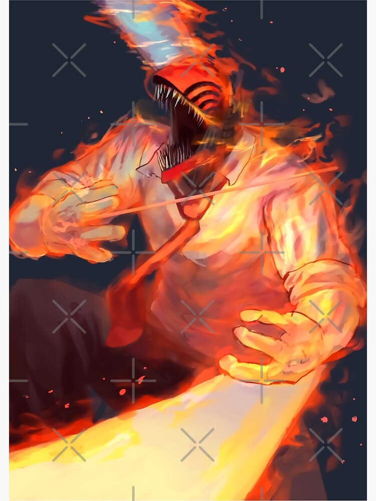 "Denji Chainsaw Man Drawing For Fan" Art Print for Sale by veysisart ...