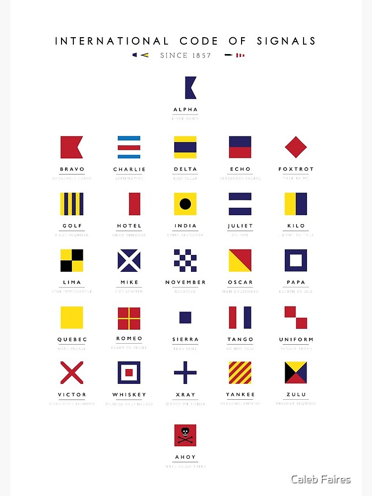 "Nautical Flags: International Code of Signals" Spiral Notebook by ...