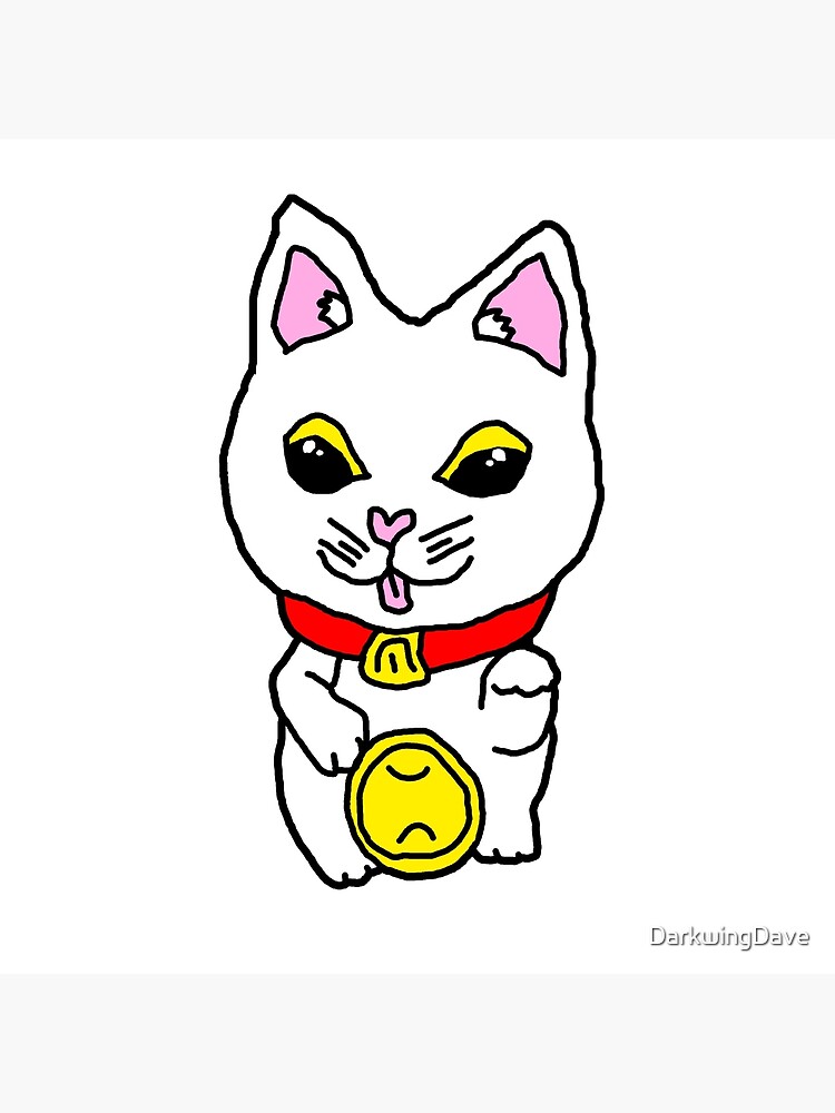 "Lucky Cat Haku " Poster for Sale by DarkwingDave | Redbubble