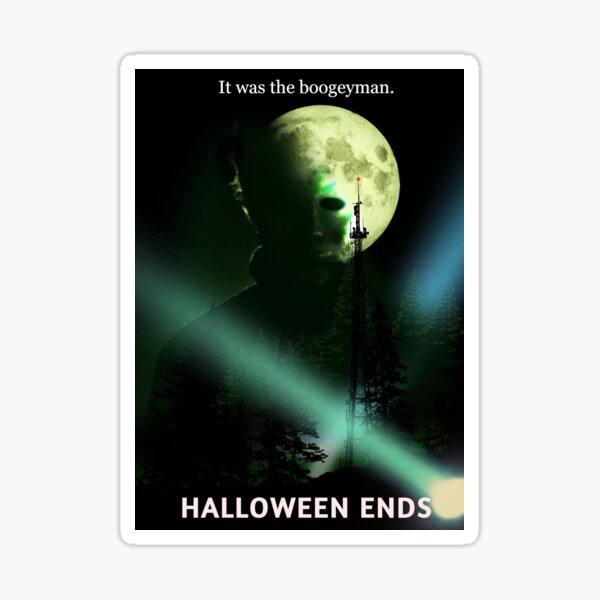 "The Boogeyman - moon head |" Sticker for Sale by sharonmaijer | Redbubble