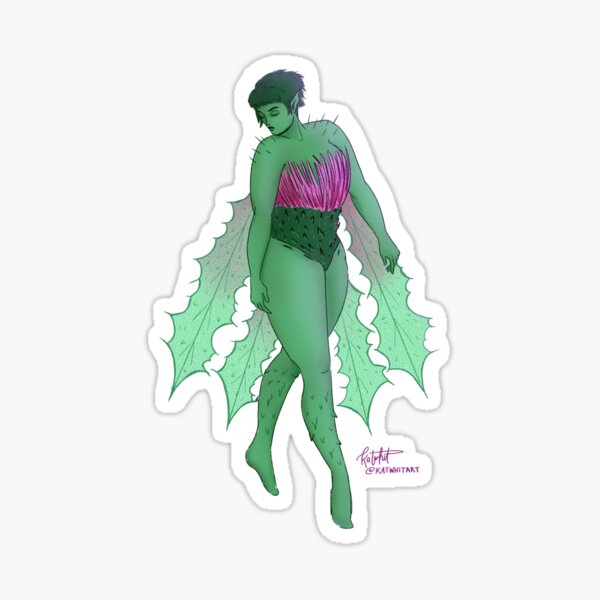 "Thistle Fairy" Sticker for Sale by Katwhitart | Redbubble