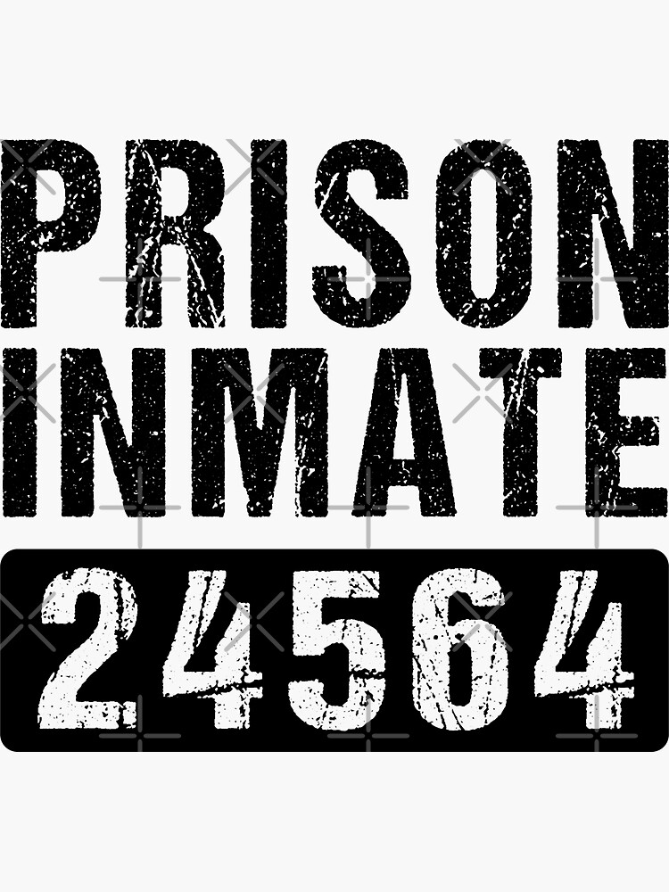 "County Jail Inmate - Prison Inmate - Prisoner Party Halloween Costume ...