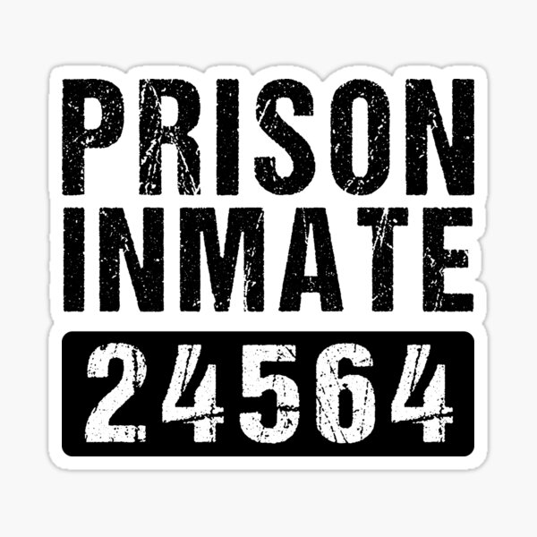 "County Jail Inmate - Prison Inmate - Prisoner Party Halloween Costume ...