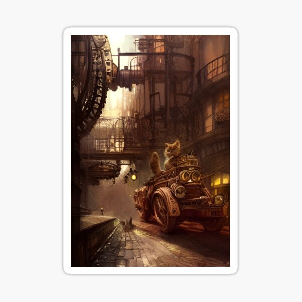 "Commander Mittens And the Cat Uprising" Sticker for Sale by TiltedCode ...