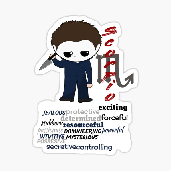 "Scorpio Zodiac Horror Monster- funny, cute, october, november, sign ...