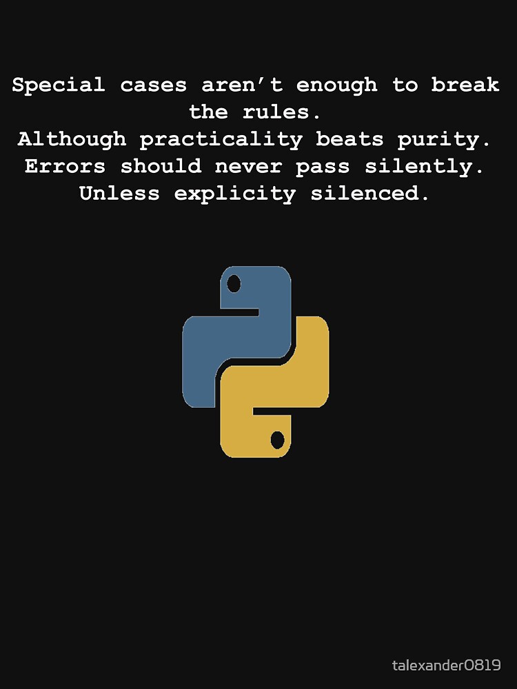 Python Programmer T Shirt T Shirt For Sale By Talexander0819 Redbubble Python T Shirts