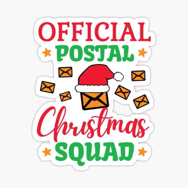"Official Postal Christmas Squad, Christmas Postal Worker Gift, Santa’s ...