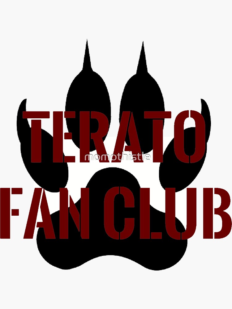 "Terato Fan Club" Sticker for Sale by momothistle | Redbubble