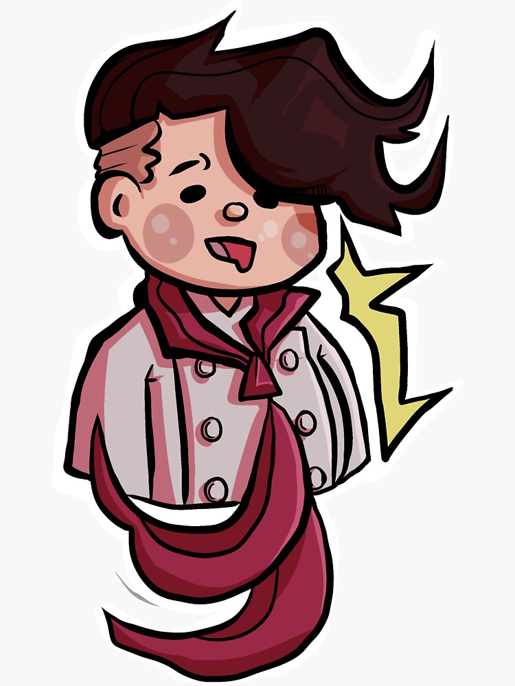 "Teruteru Hanamura Digital Drawing" Sticker for Sale by LazyboxP | Redbubble