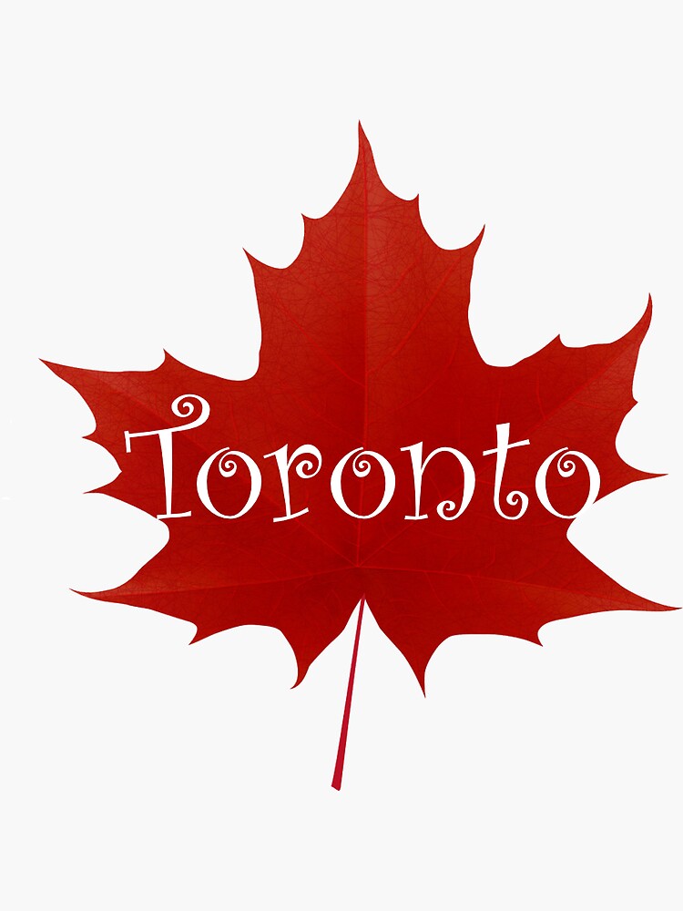 "Toronto Iconic Symbol Canada " Sticker for Sale by iamranjanbatra ...