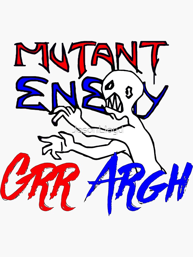 "Grr Argh" Sticker for Sale by JasonLloyd | Redbubble