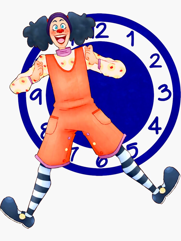 Loonette The Clown Sticker For Sale By Teeabc Redbubble