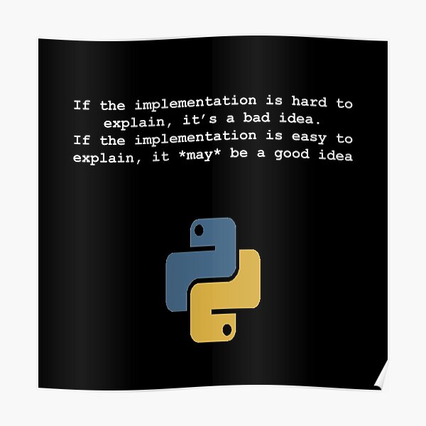Python Programmer T Shirt Poster For Sale By Talexander0819 Redbubble 1329
