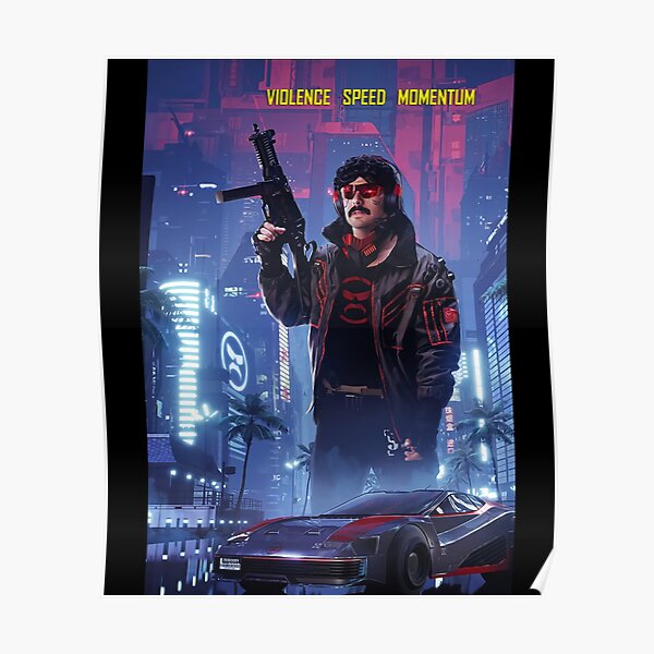 "Dr Disrespect" Poster for Sale by MarineDaSilva | Redbubble