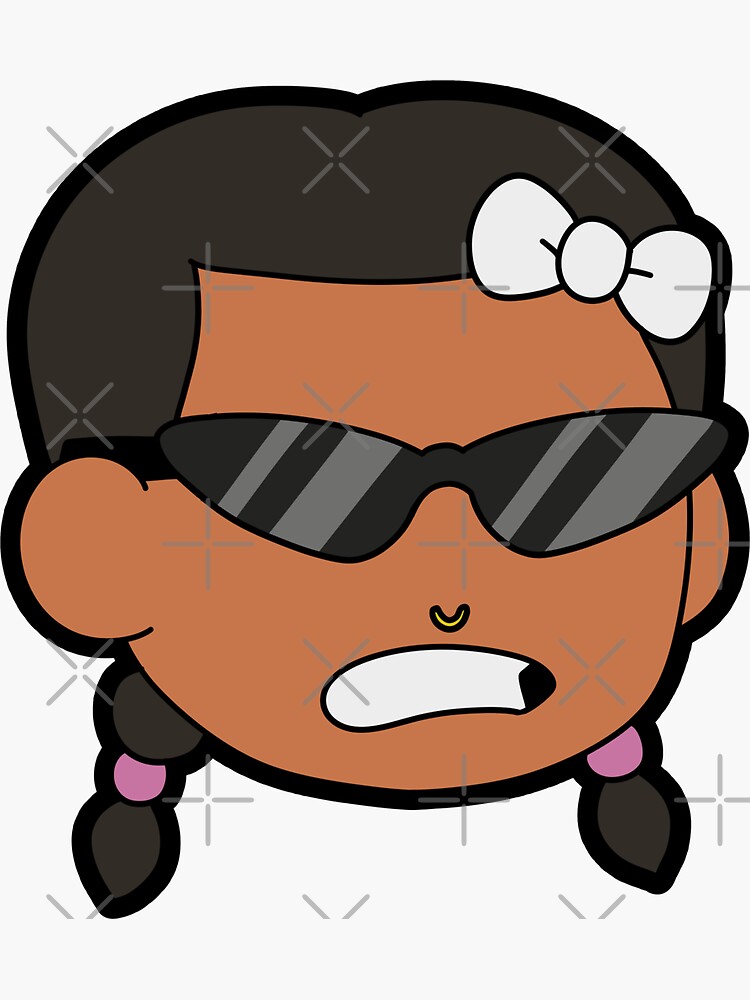"she's so cool" Sticker for Sale by BlackCupcake | Redbubble