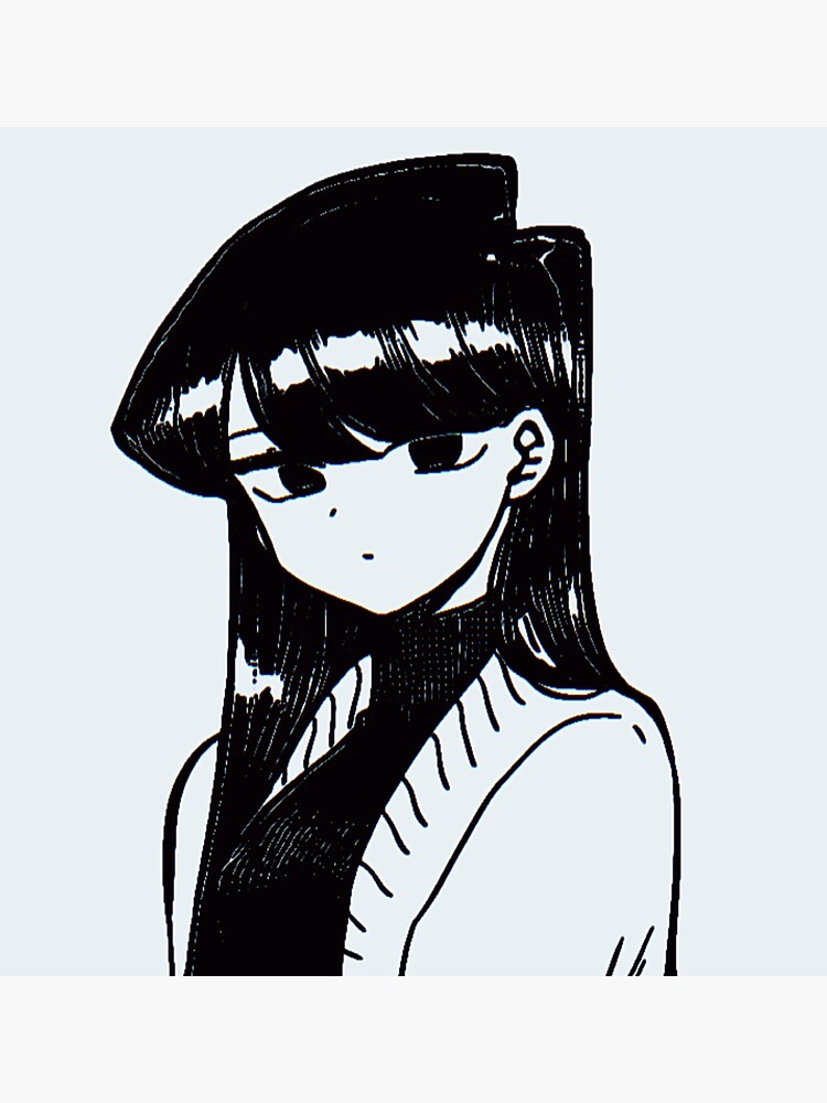 "Komi can’t Communicate Manga Art Design" Sticker for Sale by ...