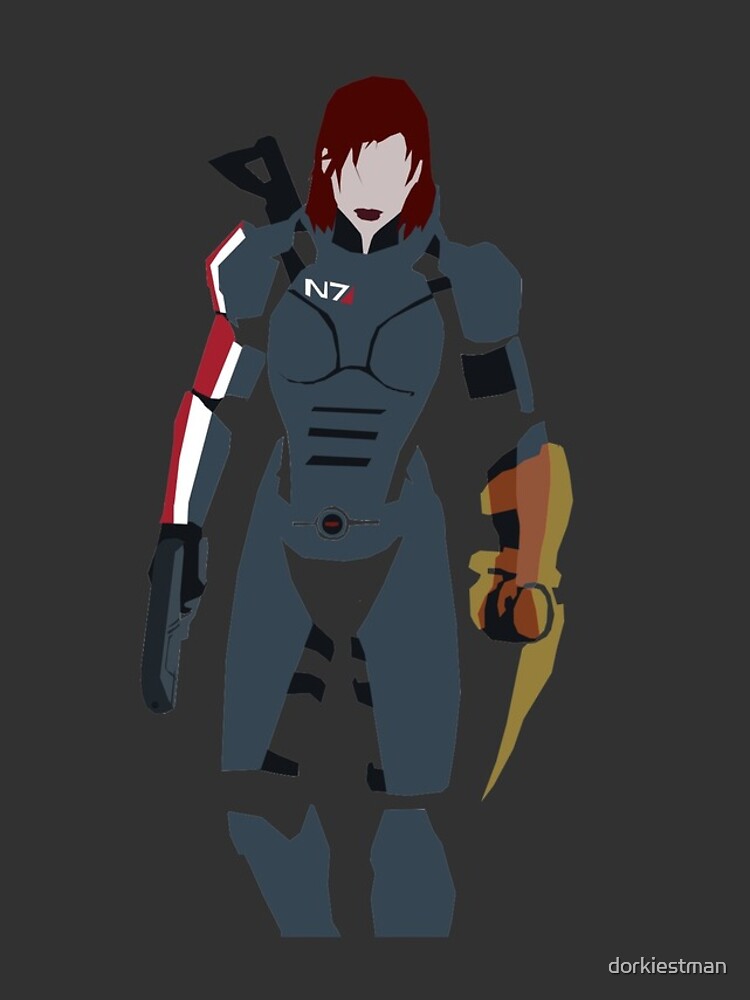 "Mass Effect Fem. Shepard" iPhone Case for Sale by dorkiestman | Redbubble