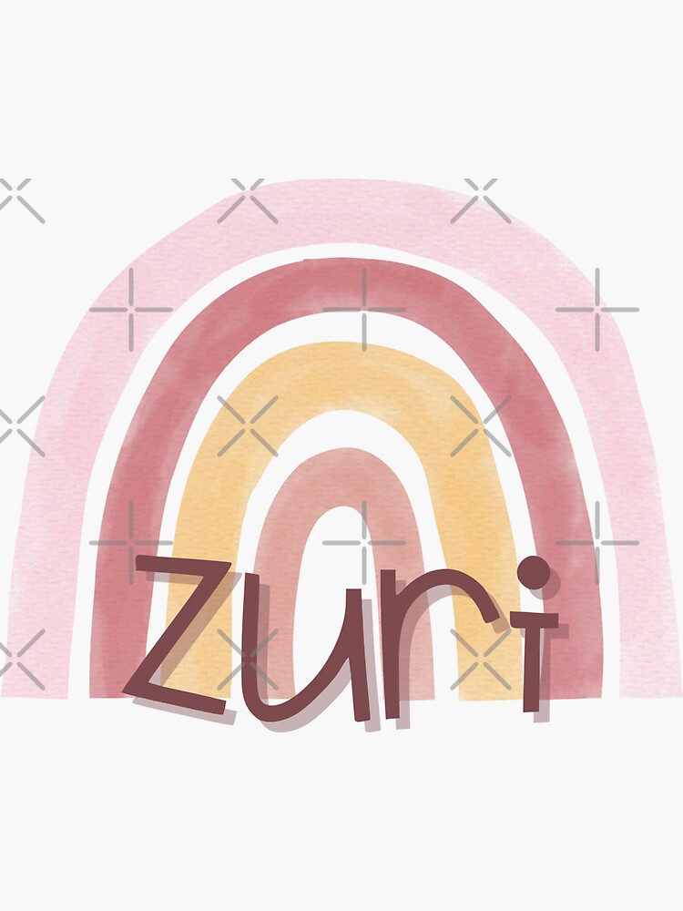 "Girl's Name - Zuri" Sticker for Sale by NamesLand | Redbubble