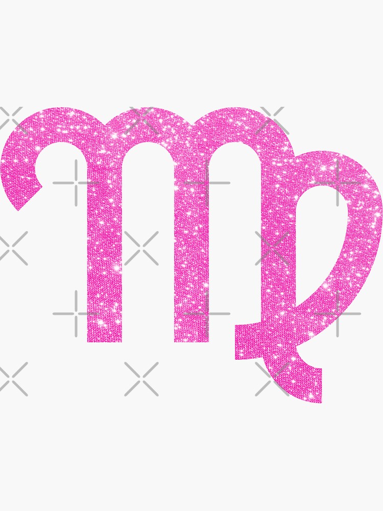 "virgo pink" Sticker for Sale by venusbyliv | Redbubble
