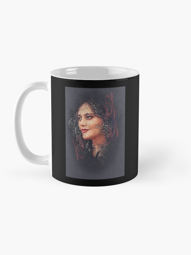 "Baraye Azadi Shervin Hajiaghapour, Mahsa Amini" Coffee Mug for Sale by ...