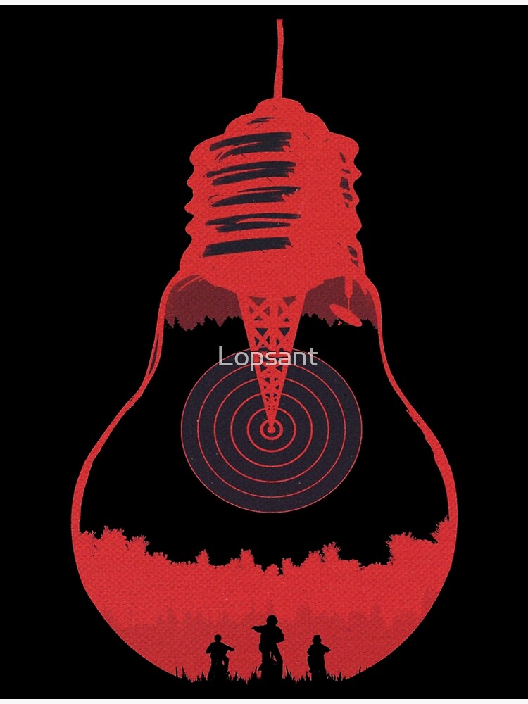 "Stranger Things Bulb" Poster for Sale by Lopsant | Redbubble