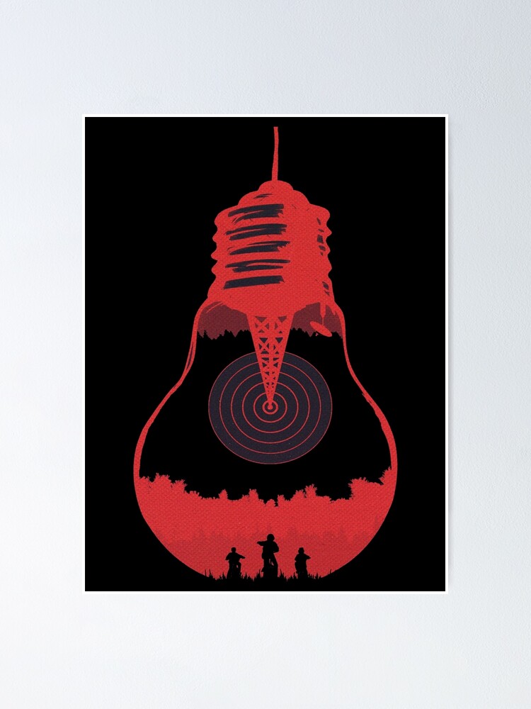 "Stranger Things Bulb" Poster for Sale by Lopsant | Redbubble